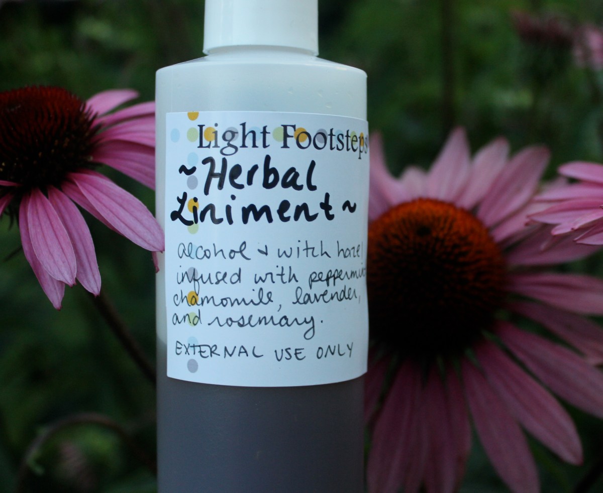 Healing Herbal Liniment | These Light Footsteps
