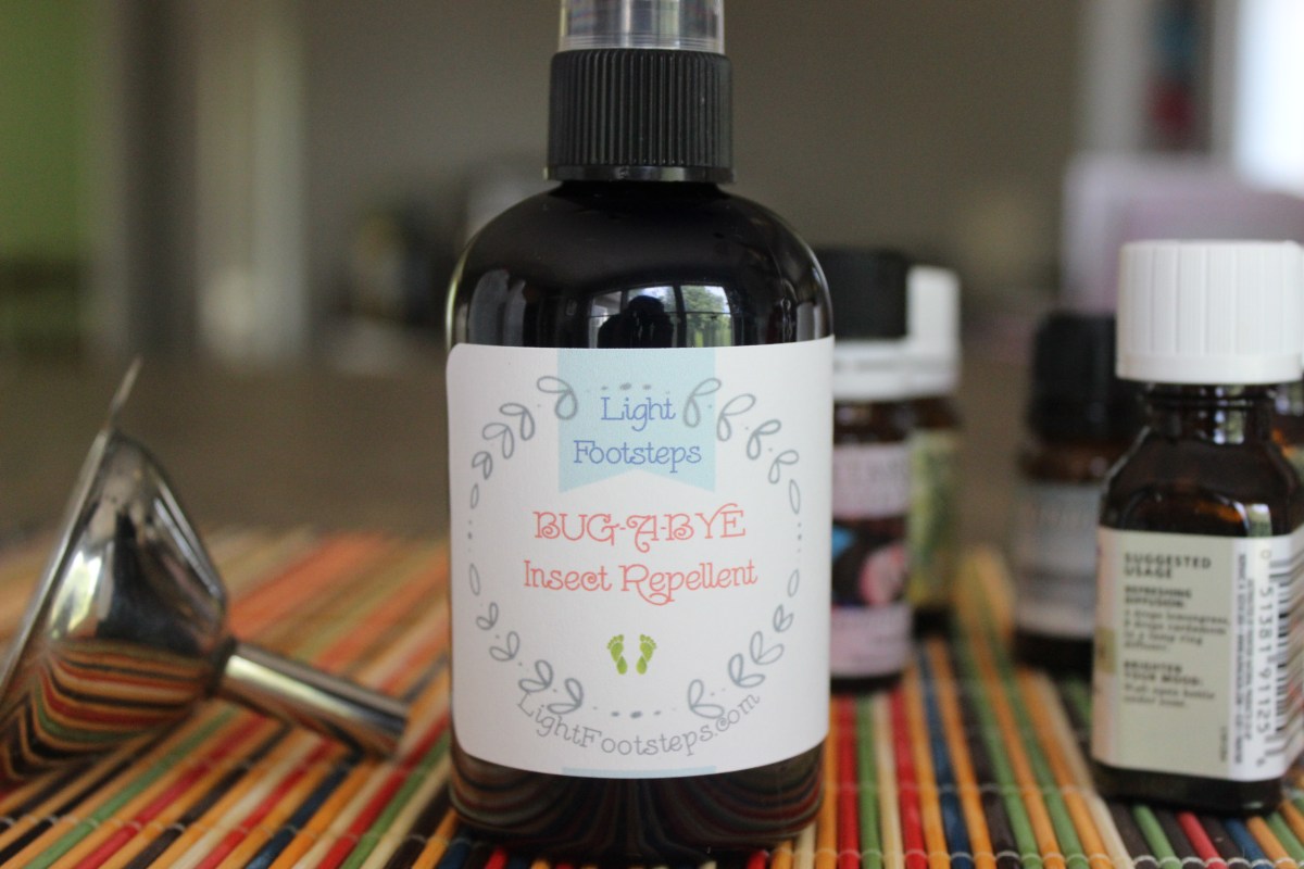 Homemade Herbal Bug Spray with Yarrow | These Light Footsteps